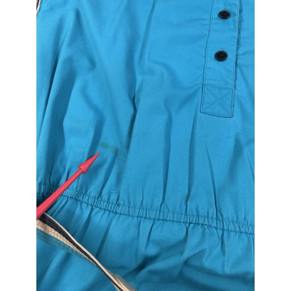 Miss Joni | Dresses | Miss Joni California Vtg 7s Teal Belted ...